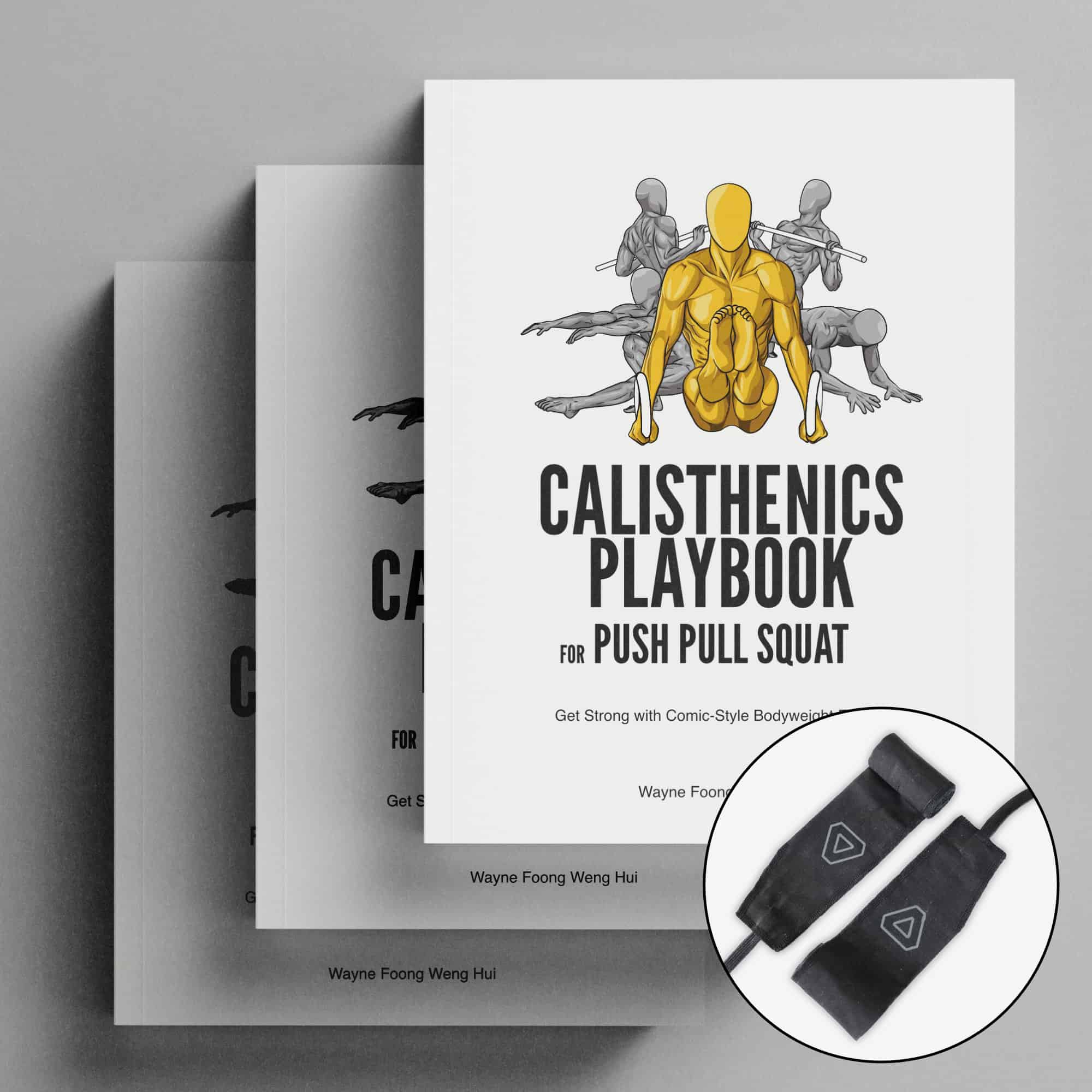 Calisthenics Playbook for Push Pull Squat (3 × Paperback) – Yellow Dude