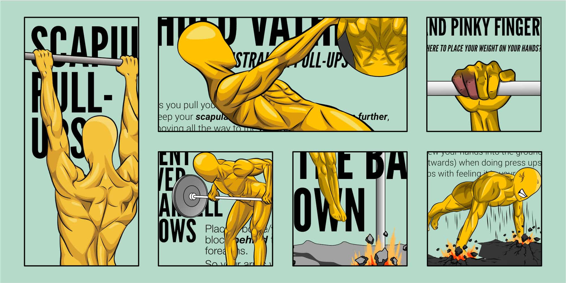 Calisthenics Playbook for Push Pull Squat (Paperback) – Yellow Dude